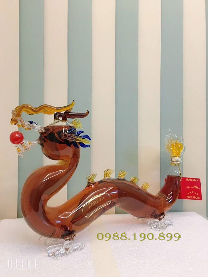 Rượu phong thủy hình con rồng 1500ml - Rượu Phong Thủy